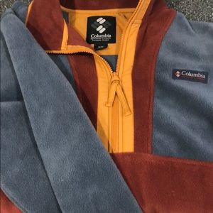 Columbia | Jackets & Coats | Colombia Fleece Medium Redorangeblue ...